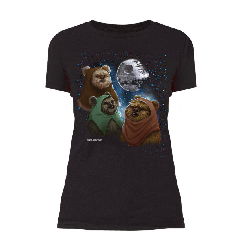 Three Ewok Moon Star Wars Disney Geeky T-shirt – EndlessTees